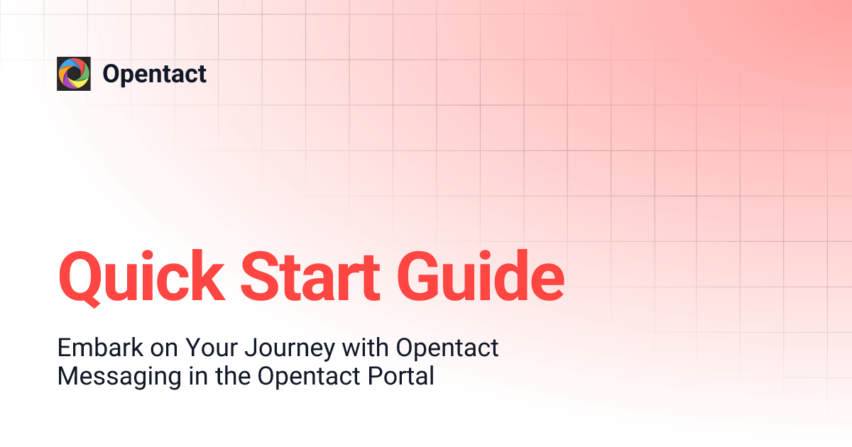 Quick Start Guide | Opentact